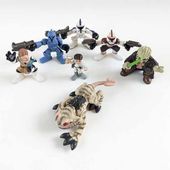 Hasbro | Toys | Star Wars Galactic Heroes Lot 7 Figures Blue Senate ...